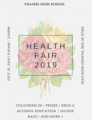 Health Fair - back by popular demand! - Thames High School